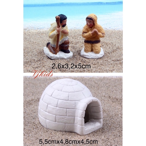 Miniature igloo, eskimo person house, for children's sensory play ...