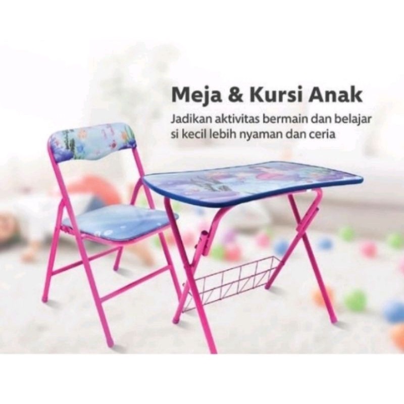 Ace Soleil Child Study Table Set With Chair - Kids Table Chair | Shopee Malaysia
