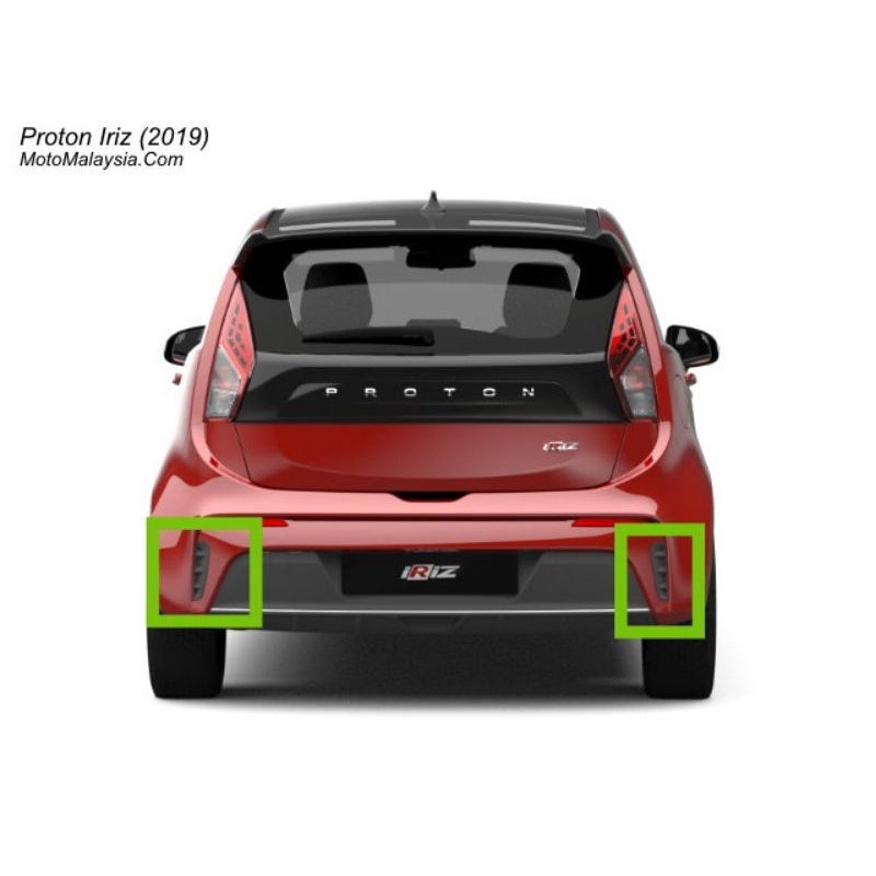PROTON IRIZ 2019 FL REAR BUMPER SIDE COVER GARNISH | Shopee Malaysia