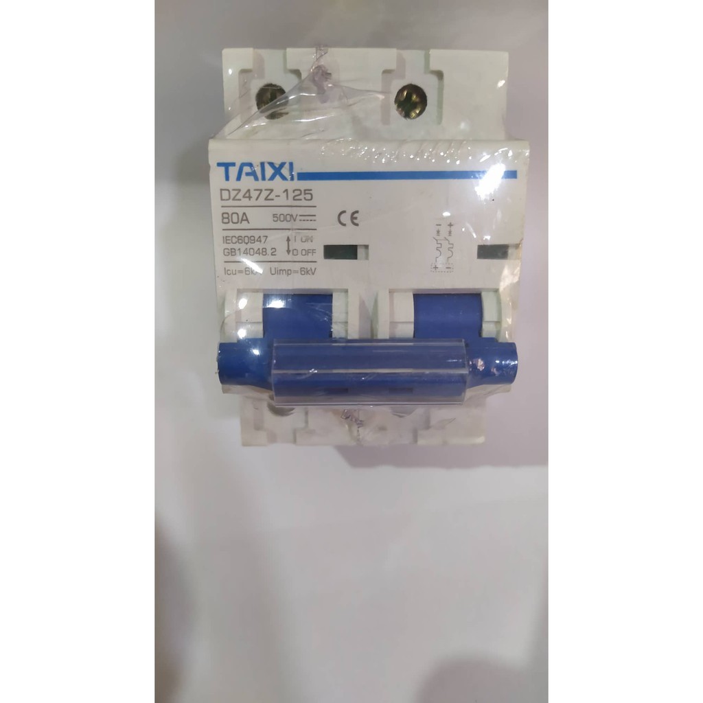 80A DC MCB Miniature Circuit Breaker Taixi | Shopee Malaysia