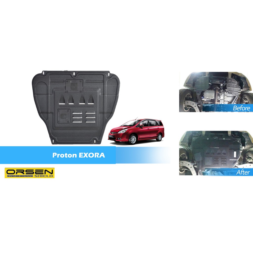 Proton Exora Orsen Shield Car undercarriage protection | Shopee Malaysia