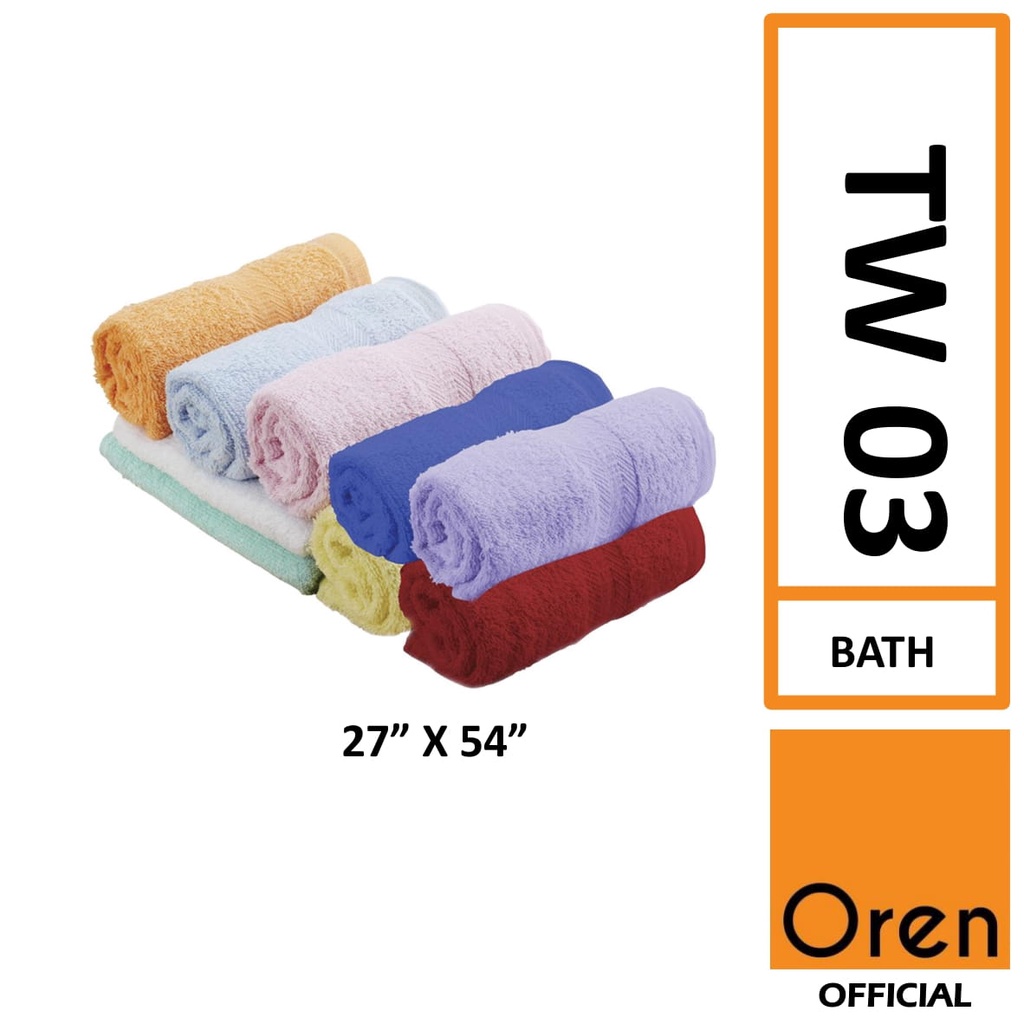 Oren Sport TW Bath Towel (27" x 54") TW03 | Shopee Malaysia