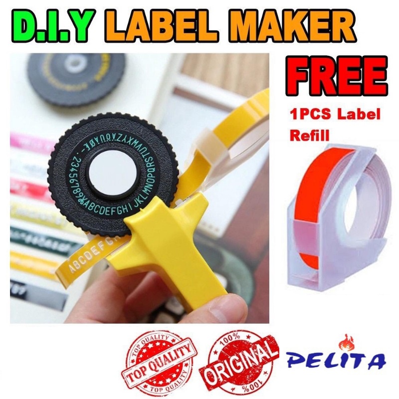 MOTEX Label Maker / DIY Tape Writer/Refill Tape ( 100% Original ...