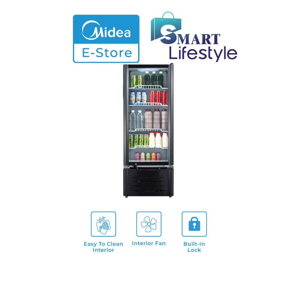 [FREE SHIPPING & UNBOXING] Midea Showcase Chiller (186L) MSC-186BE ...