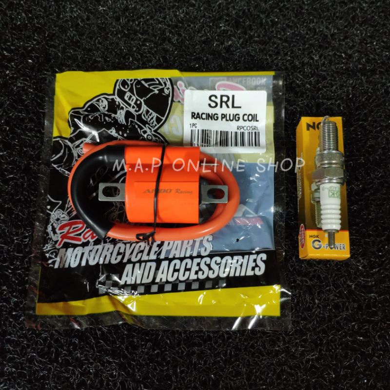 Yamaha LC135 V1 - V7 5S Racing Plug Coil Apido + Ngk Gpower Plug Racing ...