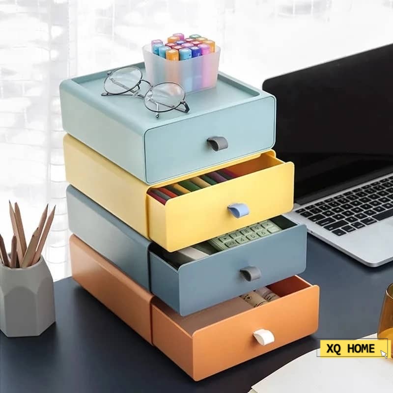 Home Storage Organization desktop storage box small drawer stackable ...