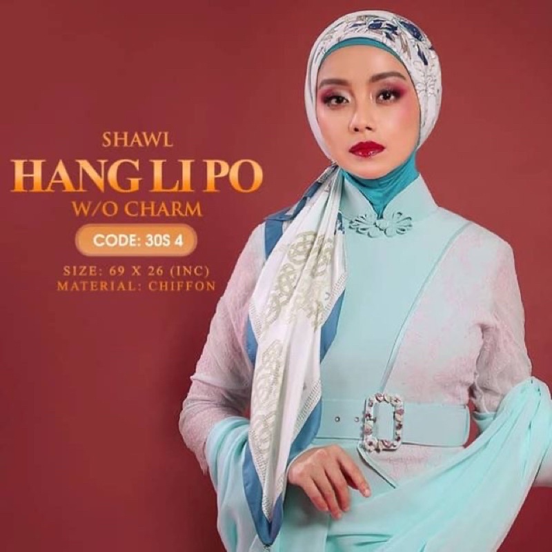 🧕🏻 { 🇲🇾 READY STOCK } Ariani Shawl Puteri Hang Li Po With Diamond Inspired Copy Ori | Shopee ...