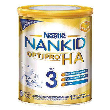 NAN Nankid Optipro HA Stage 3 Hypoallergenic (800g) | Shopee Malaysia