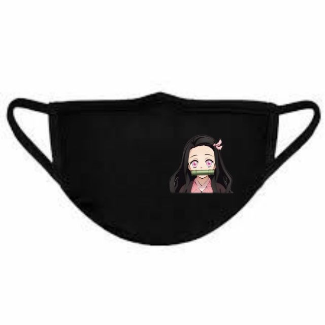 Face Mask Anime Demon Slayer / Kimetsu no Yaiba / Tanjiro / Nezuko ...