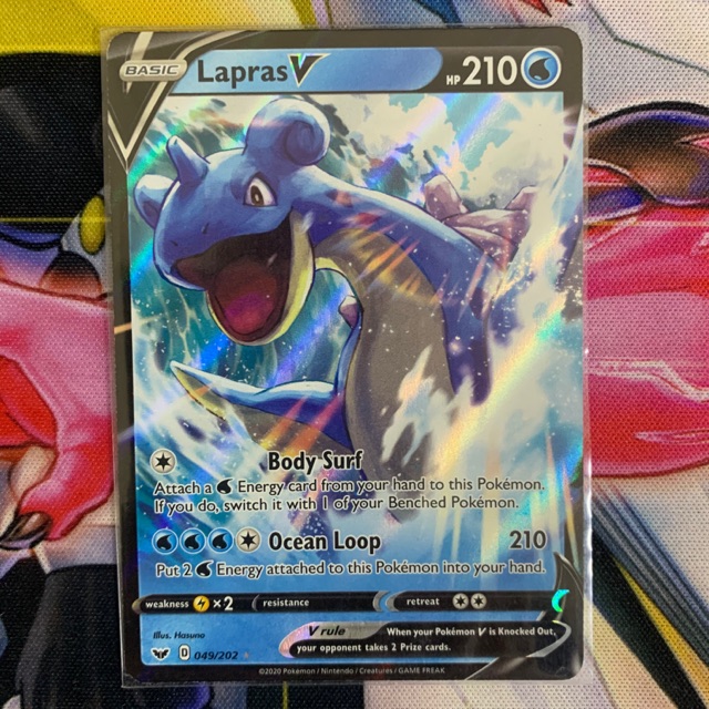 Pokémon TCG Lapras V | Shopee Malaysia