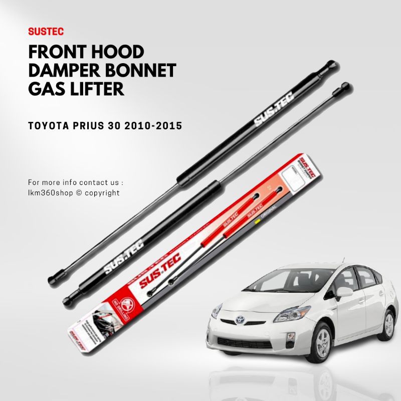Toyota Prius 30 2010-2015 SUSTEC Front Bonnet Damper Front Hood Damper ...