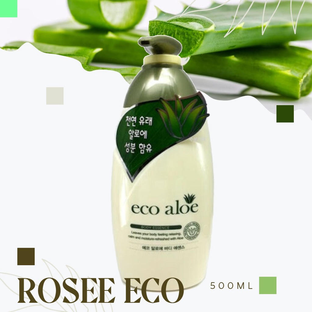 [Rosee Eco] Aloe Body Essence Lotion Butter 500ml | Shopee Malaysia