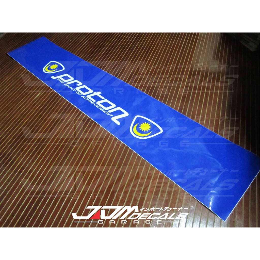 Proton Windshield Banner Sticker Type 2 | Shopee Malaysia