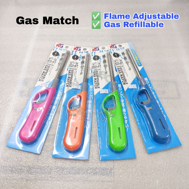 Heavy Duty KG Refillable Disposable Gas Match Lighter Igniter Kitchen ...