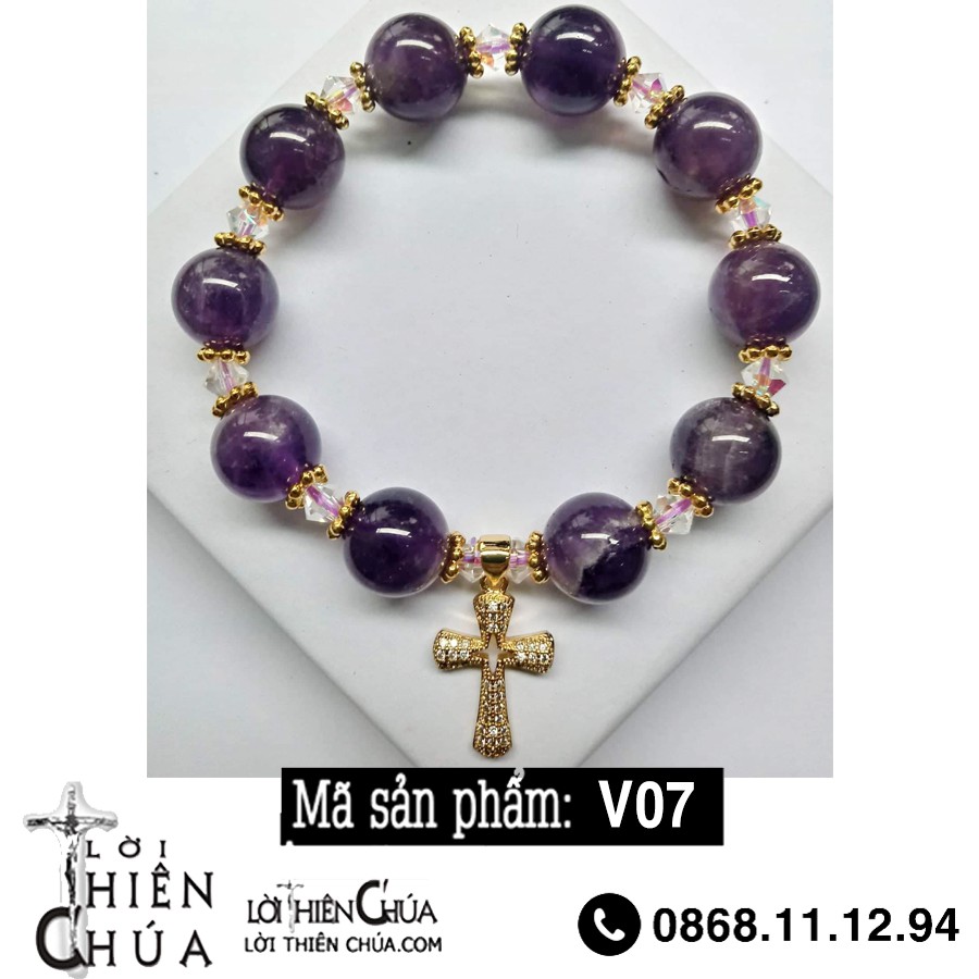 Chain of Nui - Beautiful natural purple TA beads bracelet 10mm | Shopee ...