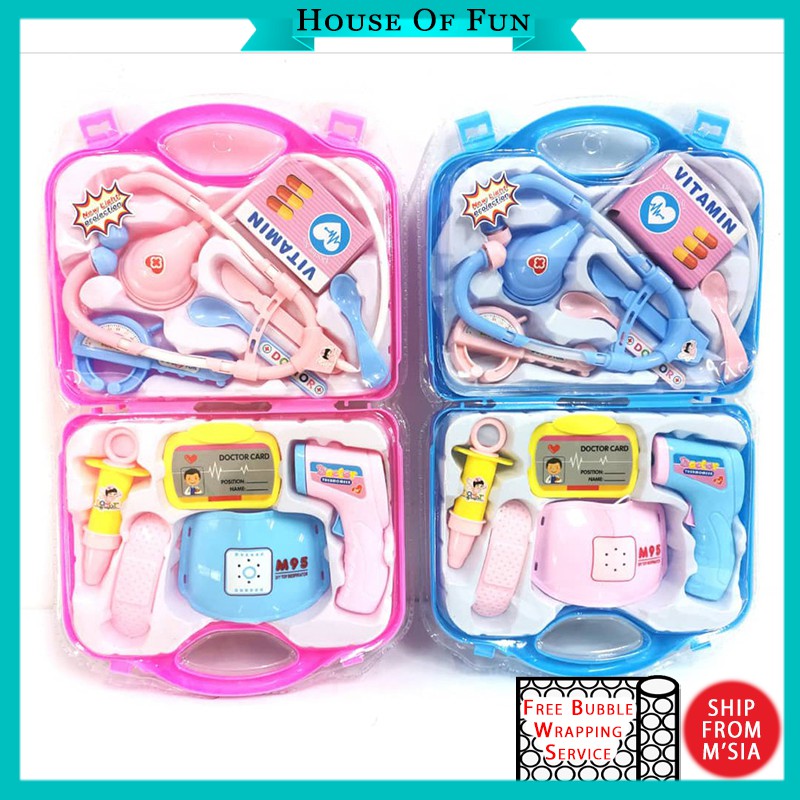 Children Frozen Doctor Nurse Pretend Play Set Portable Suitcase Medical ...