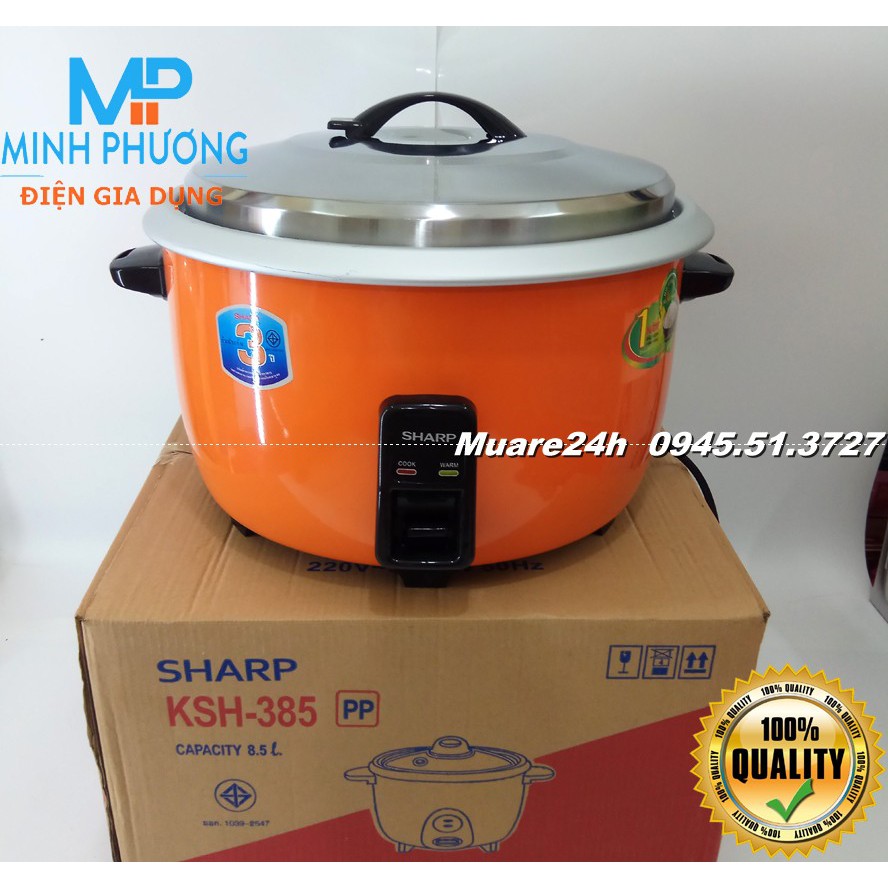 Sharp KSH 385 Thailand industrial rice cooker 24 liters (8.5 liters of ...