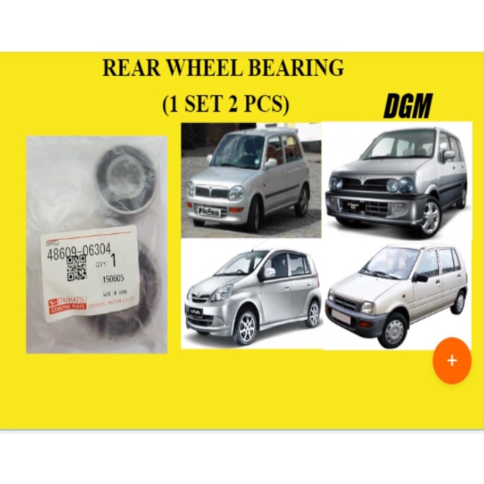 PERODUA KANCIL 660 850, KELISA, KENARI (VIVA NO ABS ) REAR WHEEL ...