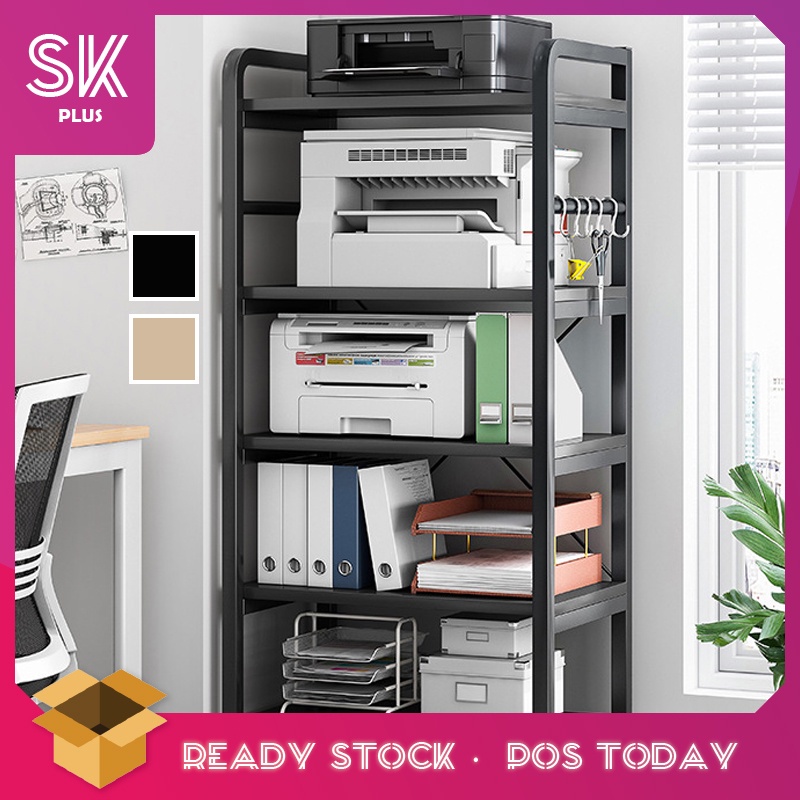 SKPLUS 5 Layers Printer Storage Rack Wrought Iron Living Room Multi ...