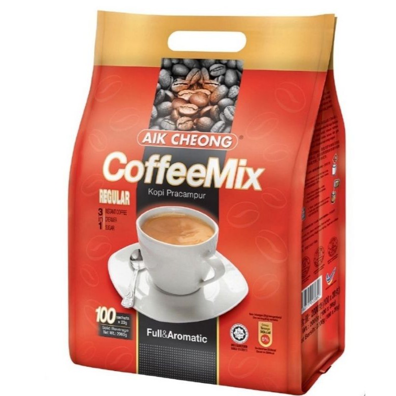 Aik Cheong Coffee Mix 3 in 1 - Regular (100's x 20g) | Shopee Malaysia