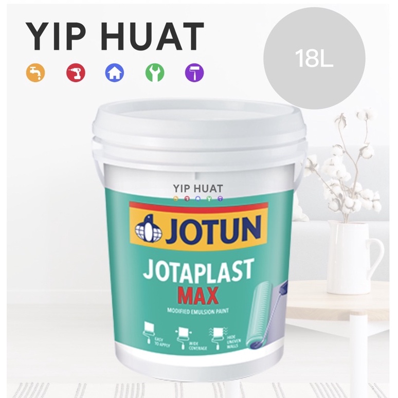 ‼️READY STOCK‼️JOTUN JOTAPLAST MAX 0000 (WHITE)18Liter | Shopee Malaysia