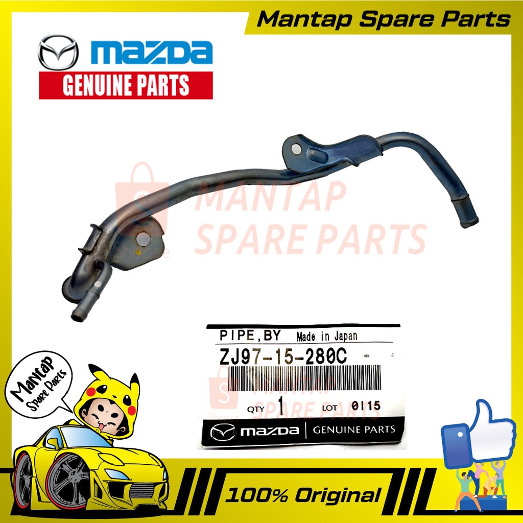 MAZDA GENUINE PARTS WATER PUMP PIPE MAZDA 2 2007-2012 1.5 (ZJ9715280C ...