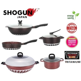🔥OFFER🔥 Shogun Cookware Twister Ceramic Granite/ Classic Marble Non ...