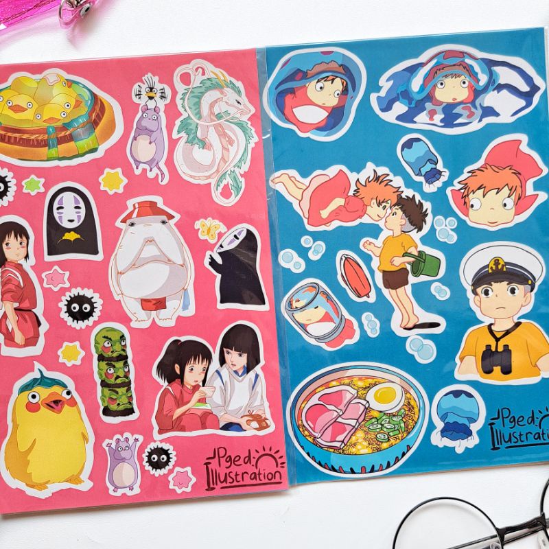 Sticker Anime Studio Ghibli /sticker sheet cut Journal by onintwin ...