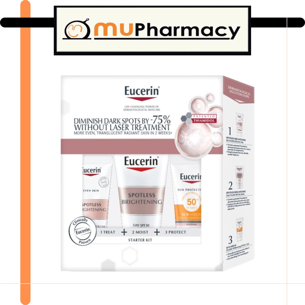 Eucerin Spotless Brightening Stater Kit (Booster Serum, Day Cream SPF30 ...