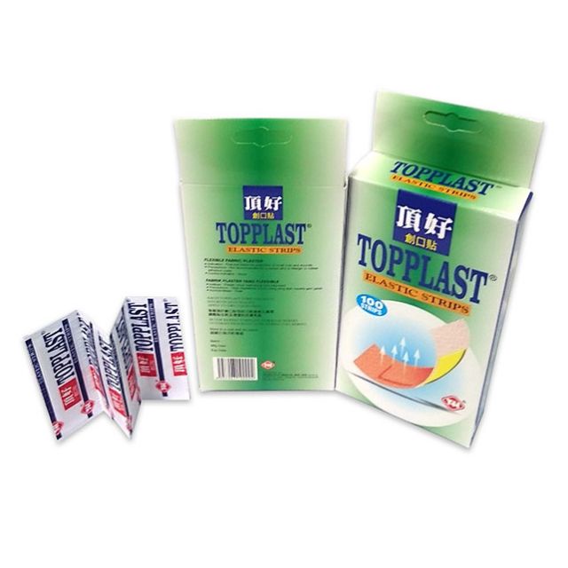 TOPPLAST ELASTIC STRIPS PLASTER (10s/20s/100s) | Shopee Malaysia