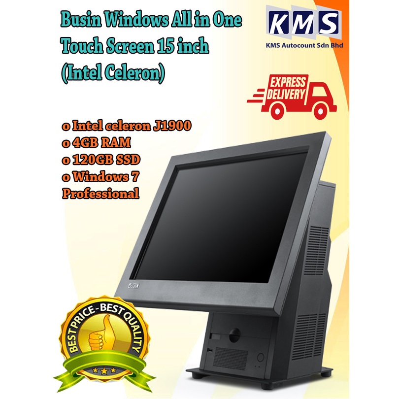 Busin Windows All in One Touch Screen 15 inch (Intel Celeron) | Shopee ...