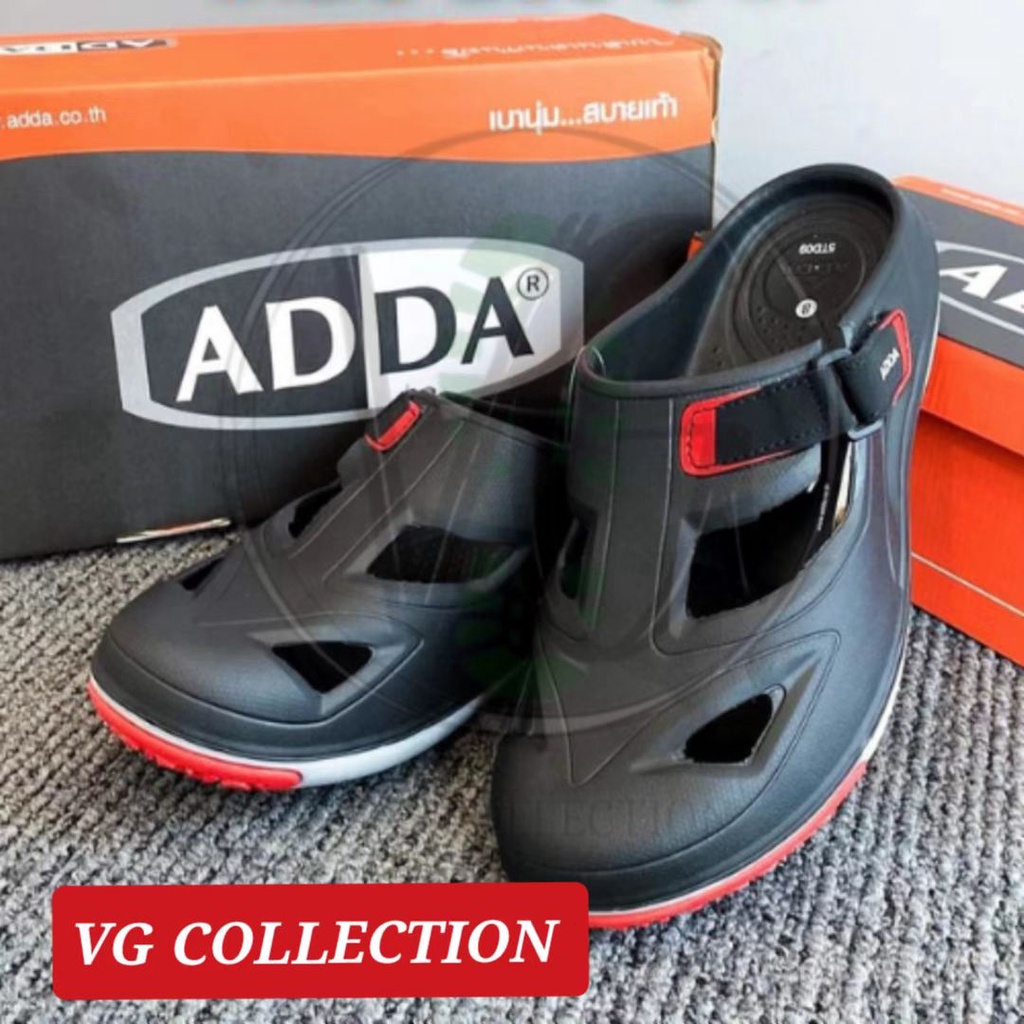 [New Clog] ADDA 5TD09 Kasut Moden Clog Lelaki Male Flip Flops Slippers ...