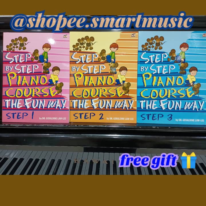 Step by Step Piano Course The Fun Way/ Step 1/ Step 2 /Step 3 by Dr ...