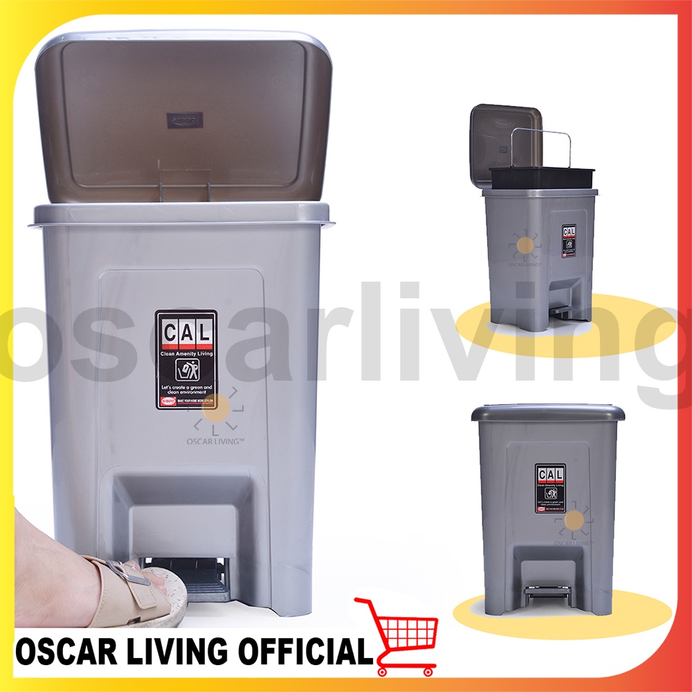 Shinpo 710 Square 10 Liter Plastic Trash Can | Shopee Malaysia