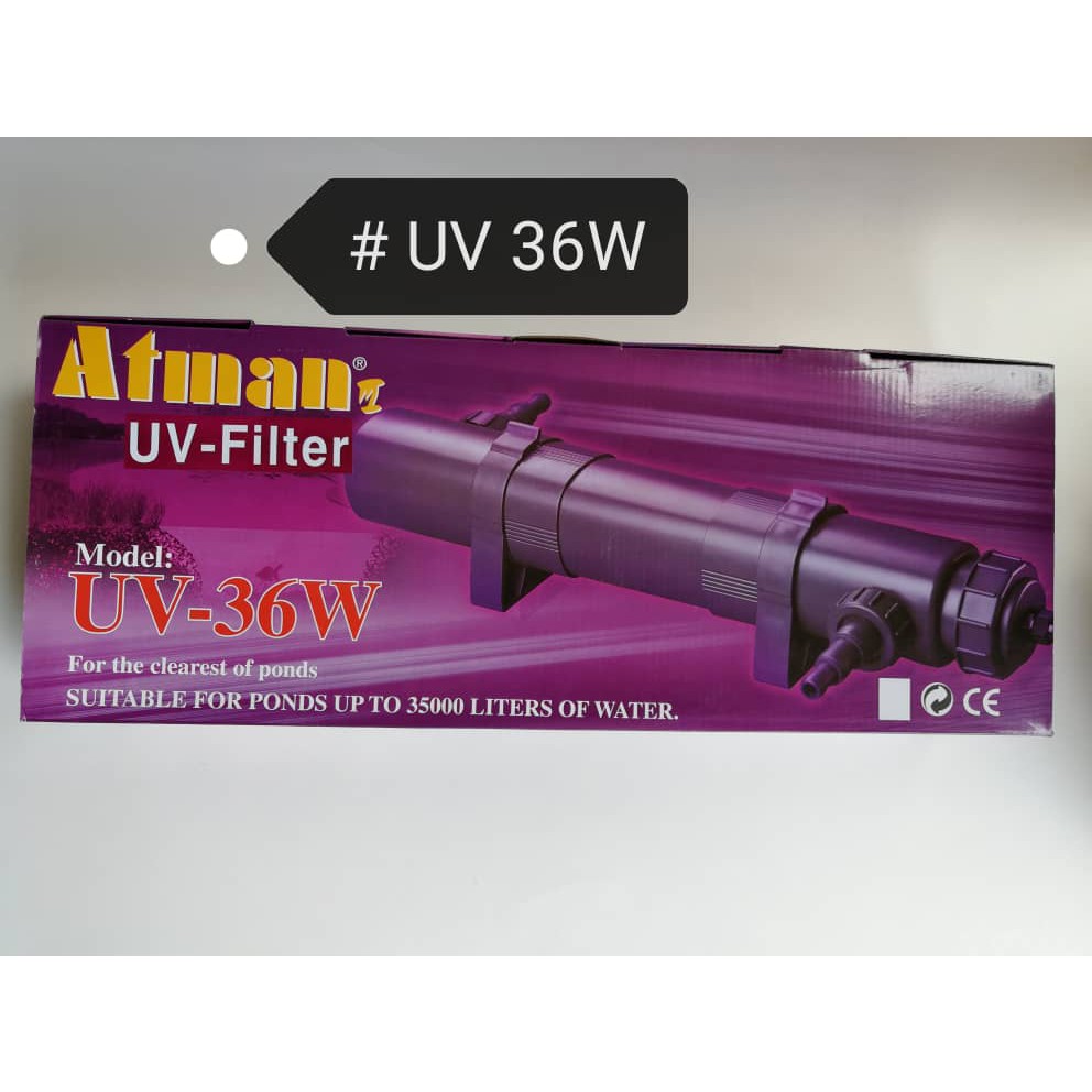 Atman UV Filter 36W Fish Aquarium Pond Tank Pool UV-36W | Shopee Malaysia