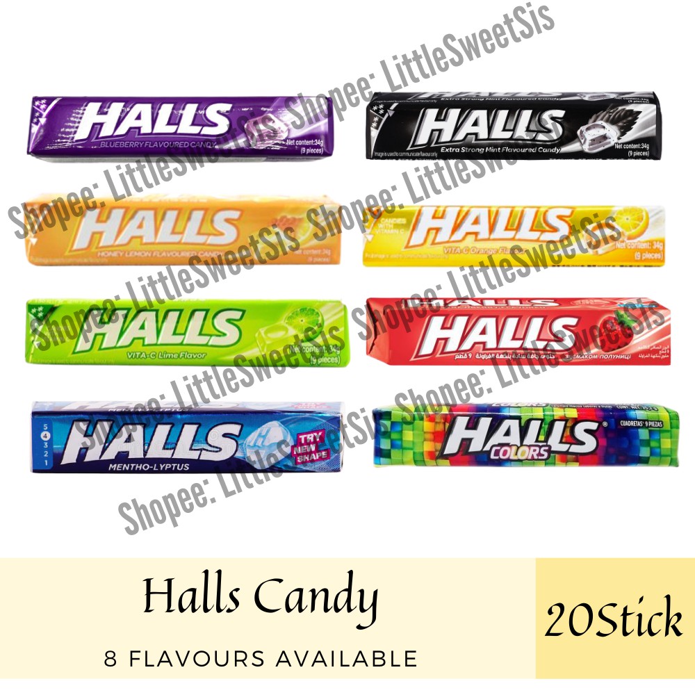 HALLS CANDY [20*34G] | Shopee Malaysia