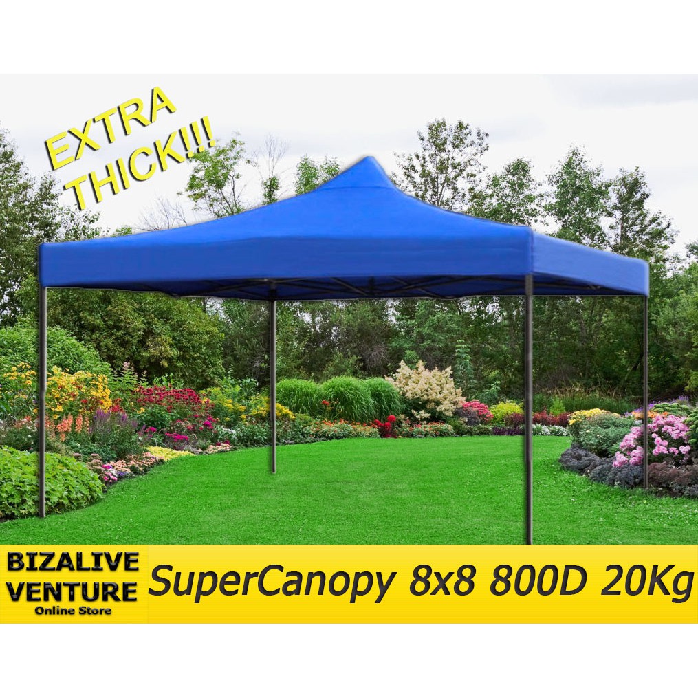 READY STOCK!!! 8x8 800D Super Canopy Set | Pasar Malam Kanopi | Hawker ...