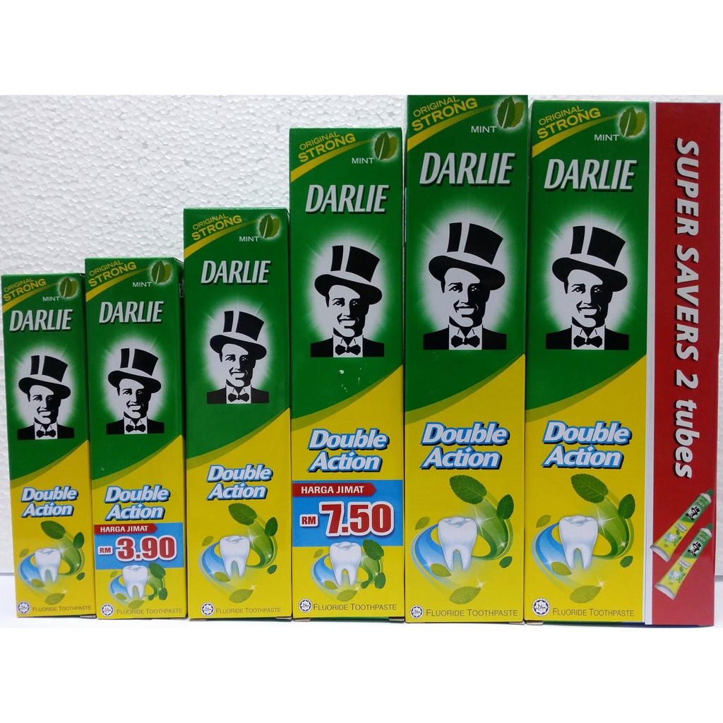 Darlie Double Action Fluoride Toothpaste (50g / 75g / 100g / 175g / 250g) | Shopee Malaysia
