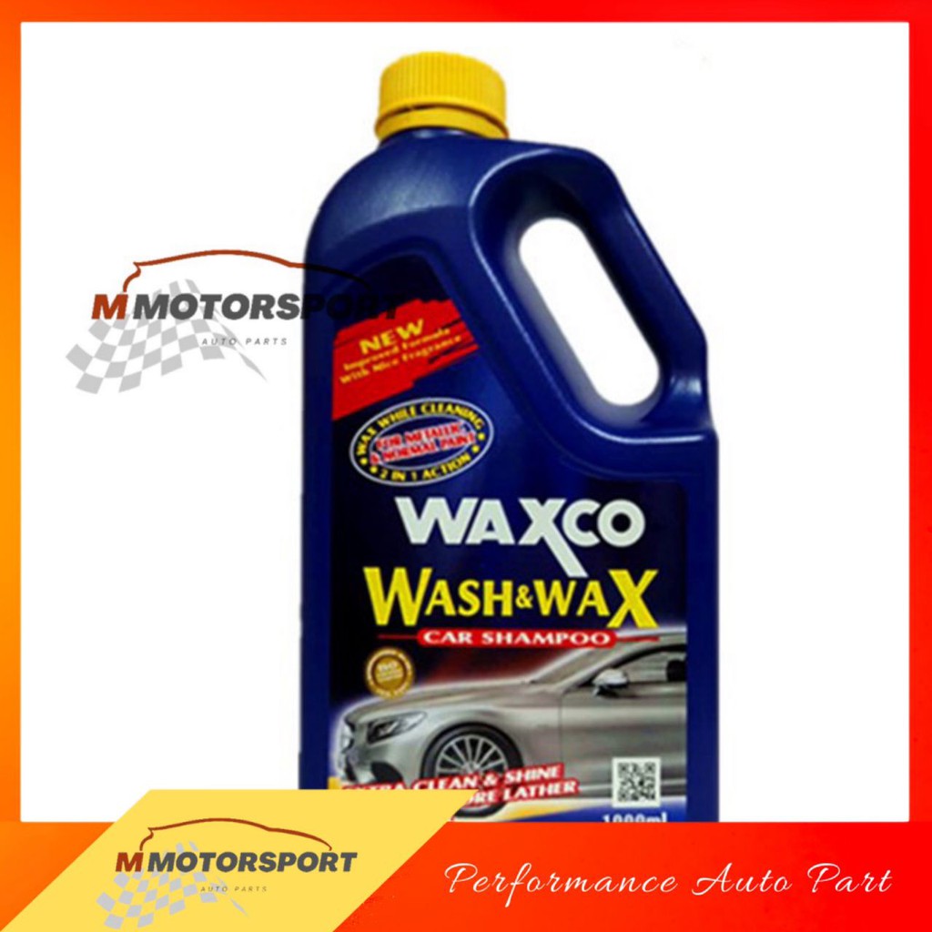 WAXCO Wash And Wax Car Liquid Shampoo (2000ml) | Shopee Malaysia