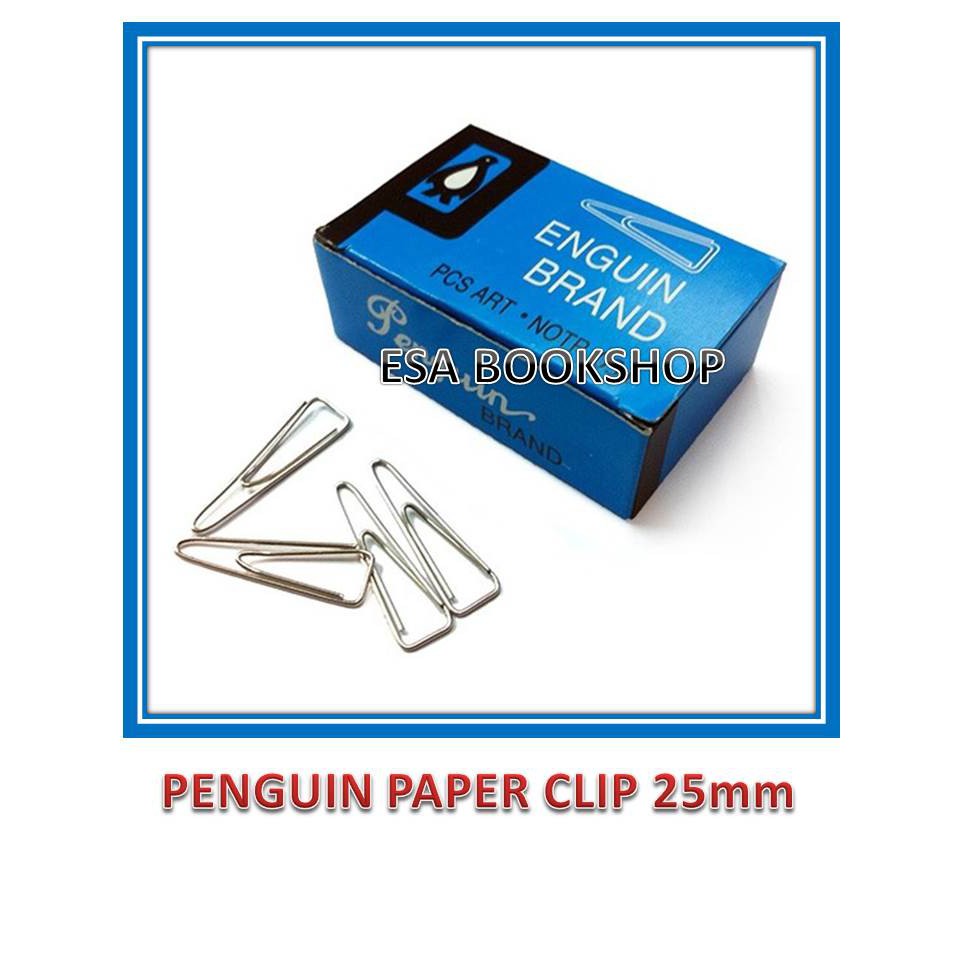 (ESA)PENGUIN TRIANGLE PAPER CLIP 025(25mm) | Shopee Malaysia