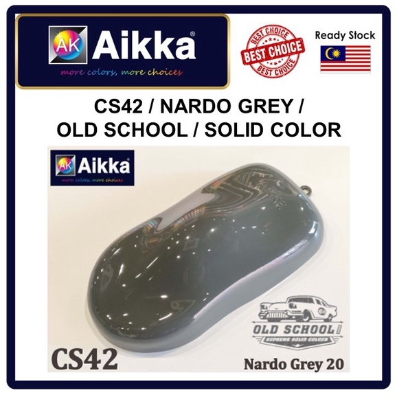 AIKKA Paints CS42 / Nardo Grey / Old School / Solid Colour / Warna Cat ...