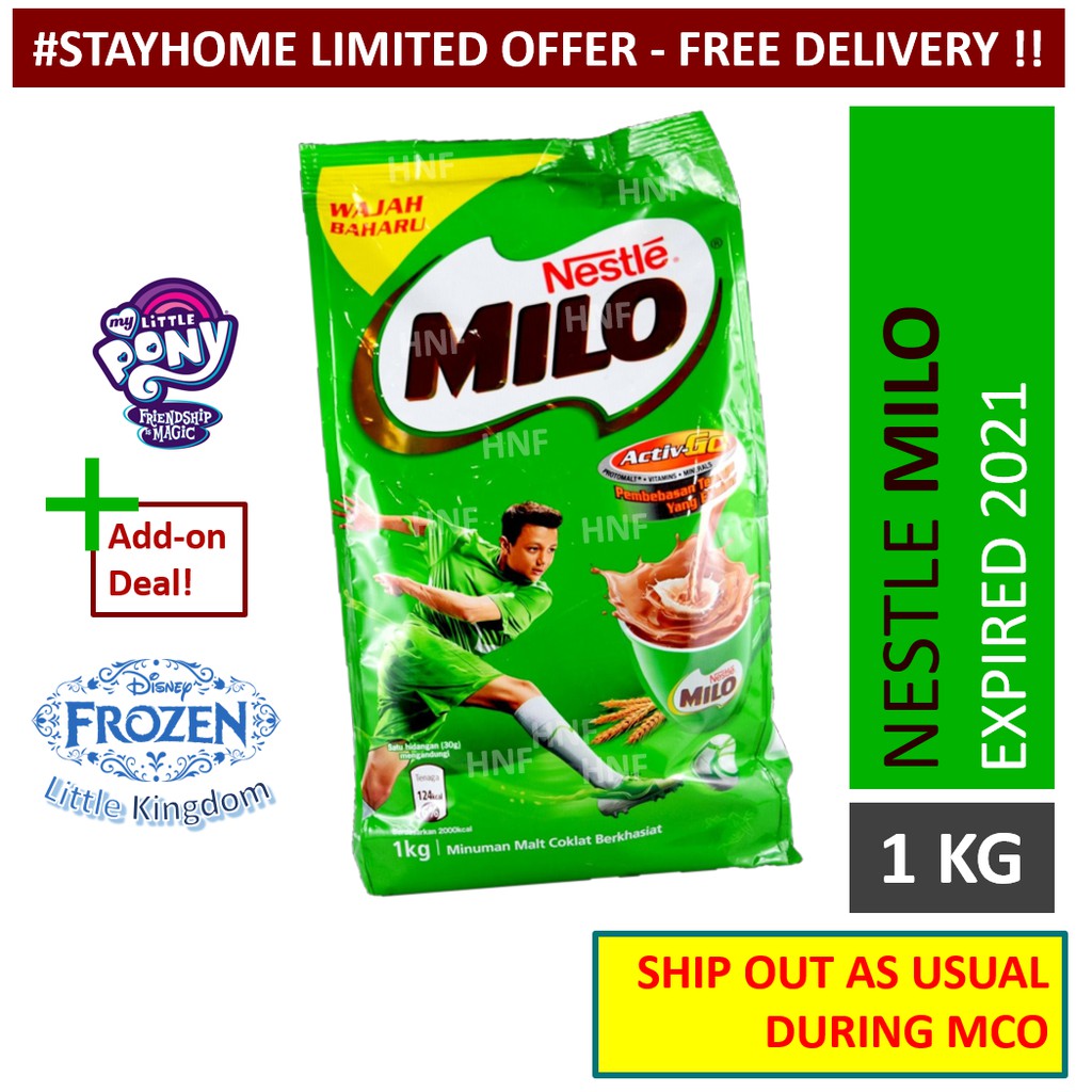 🔥MILO 1KG🔥 ORIGINAL Nestle New ActivGo Chocolate Malt Powder Refill ...