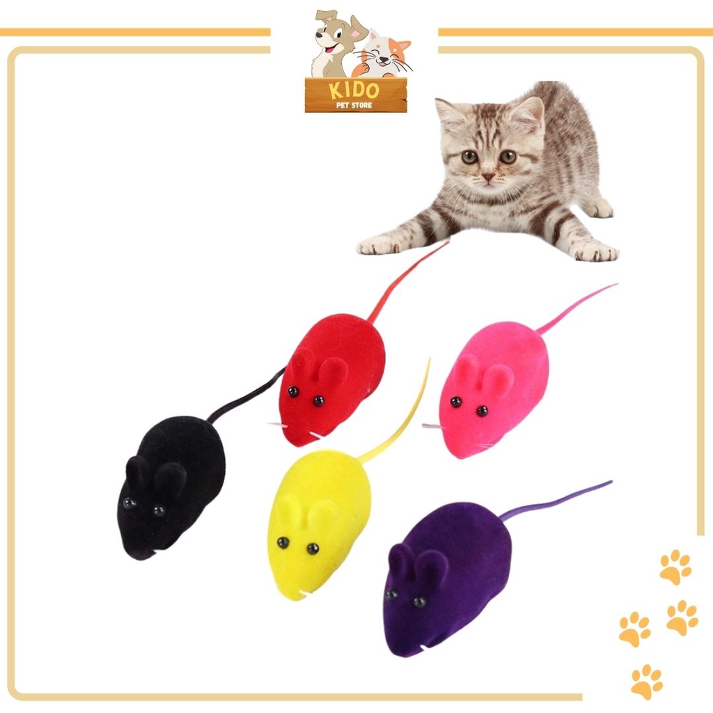 Pet toy, cute mouse with rat fake sound for cat/kitty/dog - Mainan ...