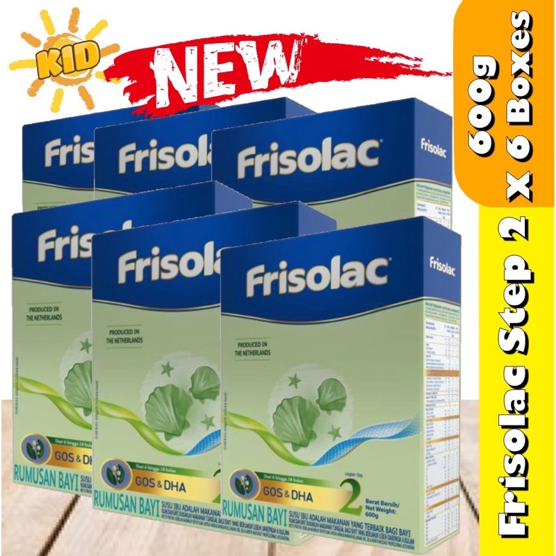 Frisolac Step 2 (600g X 6 boxes ) Exp:06/2026 | Shopee Malaysia