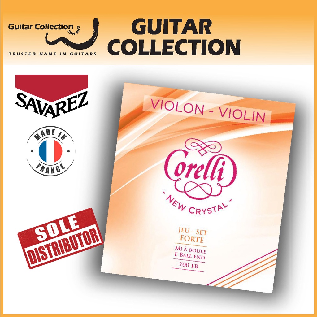 Savarez 700FB Corelli New Crystal Violin String Set | Hard / High ...