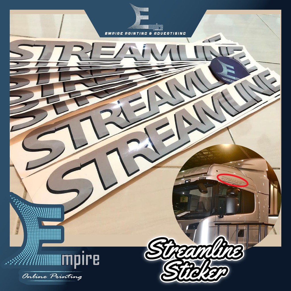 🔥 READY STOCK 🔥 Streamline Sticker | Shopee Malaysia