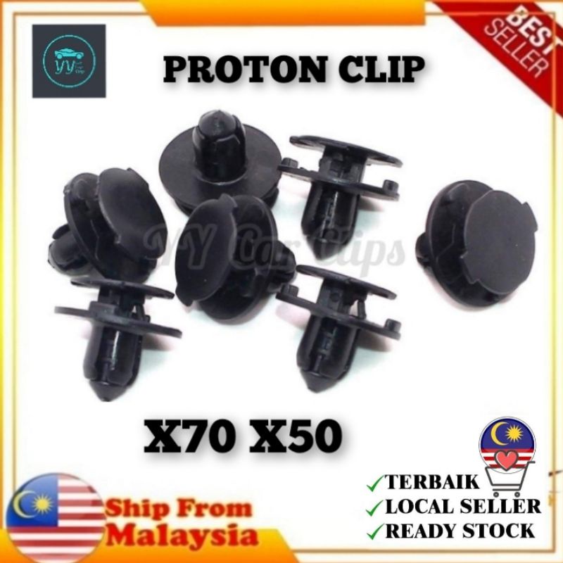 (20pc) Proton X70 X50 Engine Bay Cover Bumper Clip Klip Bonet | Shopee ...