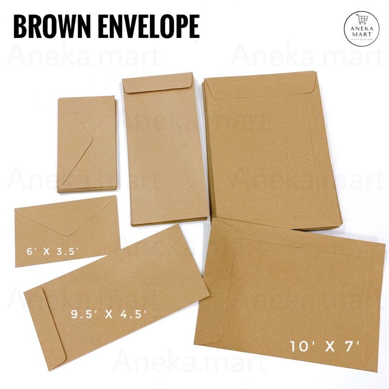 Envelope/Sampul Surat (Brown) | Shopee Malaysia