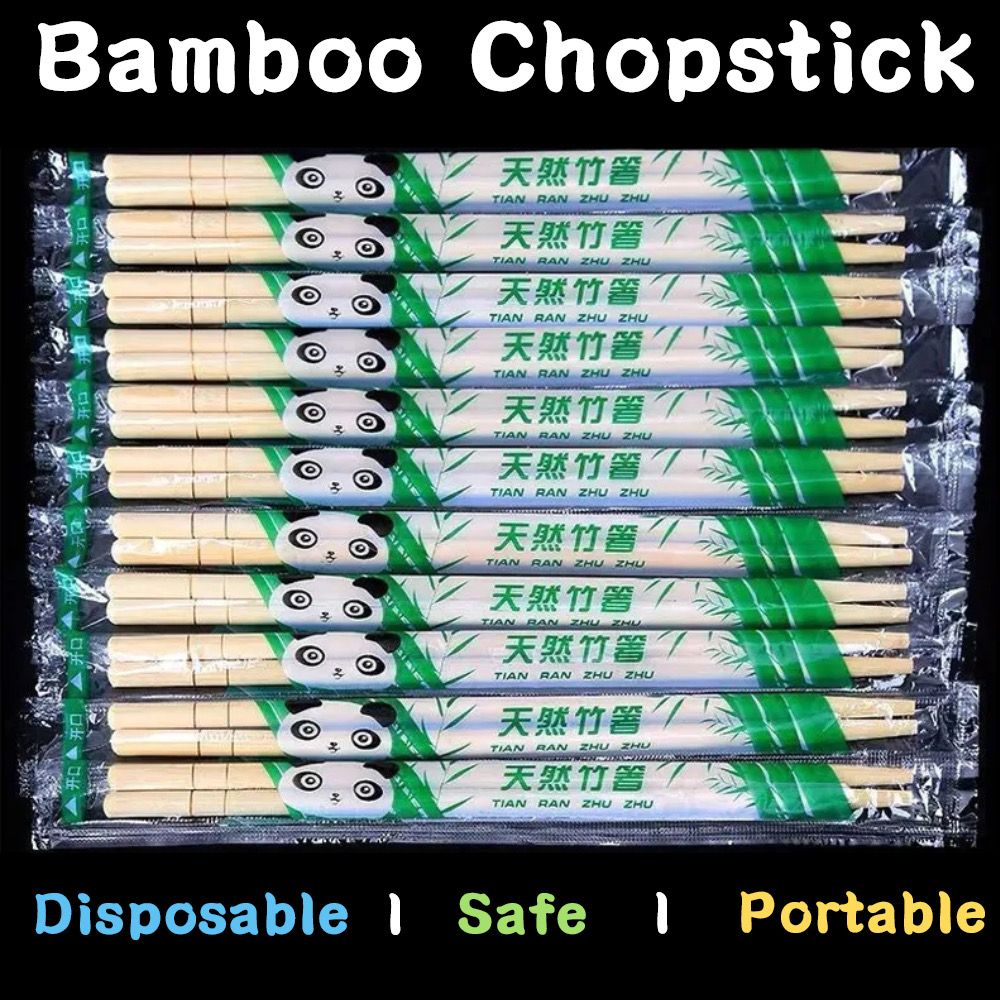 Bamboo Chopstick Disposable Hygienic Chopstick GOOD QUALITY 10pcs ...