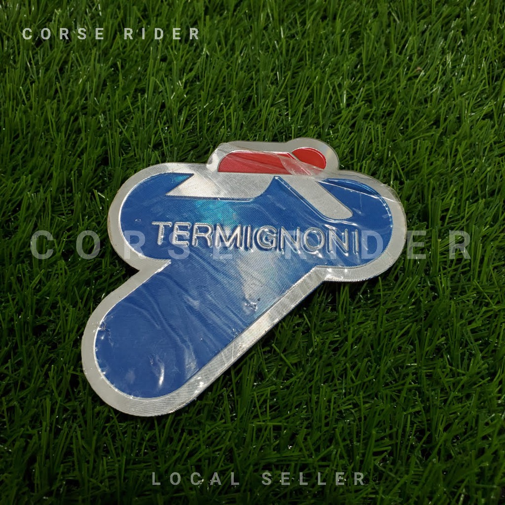 Exhaust Muffler Emblem Aluminum Ekzos Pipe Logo Sticker Akrapovic SC ...